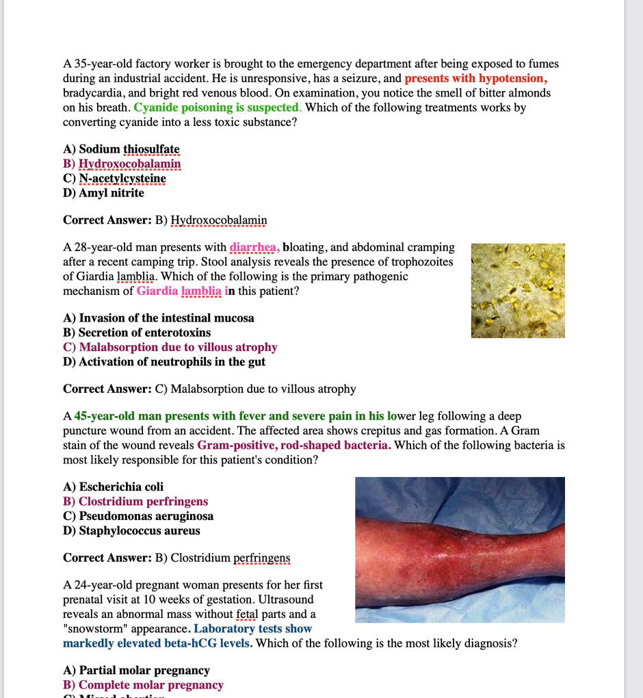 STEP 1 RECALLS 2024-2025 – USMLE Steps HUB
